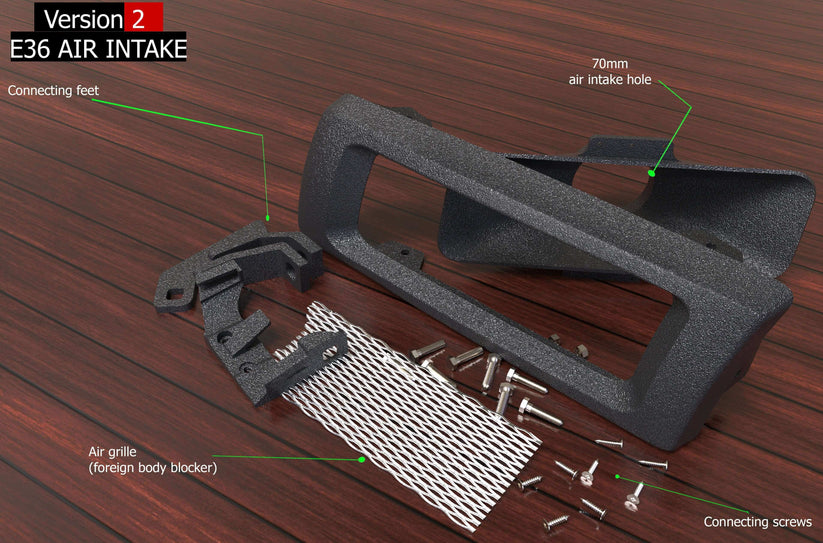 BMW E36 Coupe, Sedan, Hatchback Air İntake V1 ,Tax free – 1453CUSTOMPART